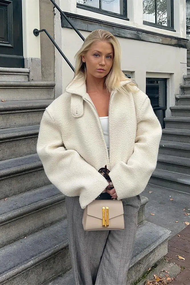 Estelle | Wool Coat | Women | Oversized Winter Coat | Premium Wool Blend & Tailored Collar ...